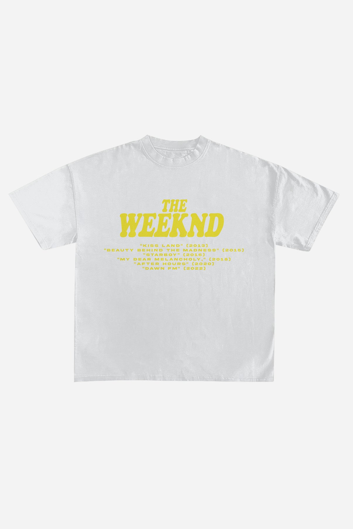 The Weekend Designed Oversized T-shirt – FASSAP
